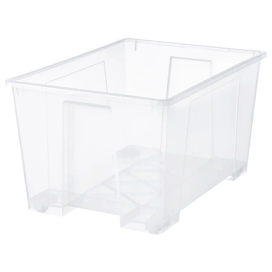 Samla storage box from IKEA, Furniture & Home Living, Home Improvement ...