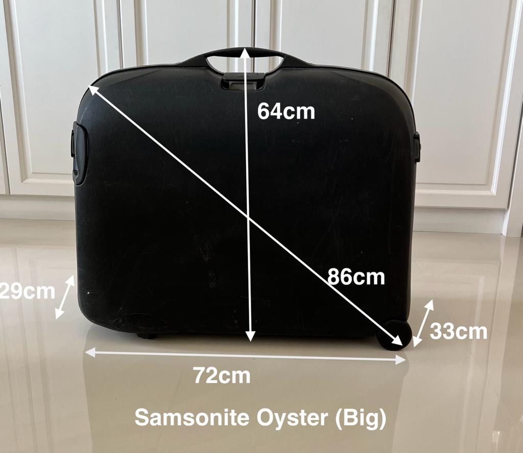Samsonite Oyster hard shell, Hobbies & Toys, Travel, Luggage on Carousell