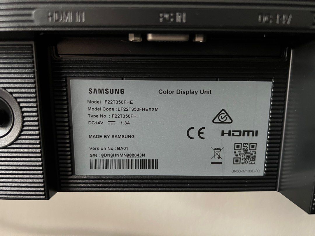 Samsung 22” FHD LED Monitor, Computers & Tech, Parts & Accessories ...