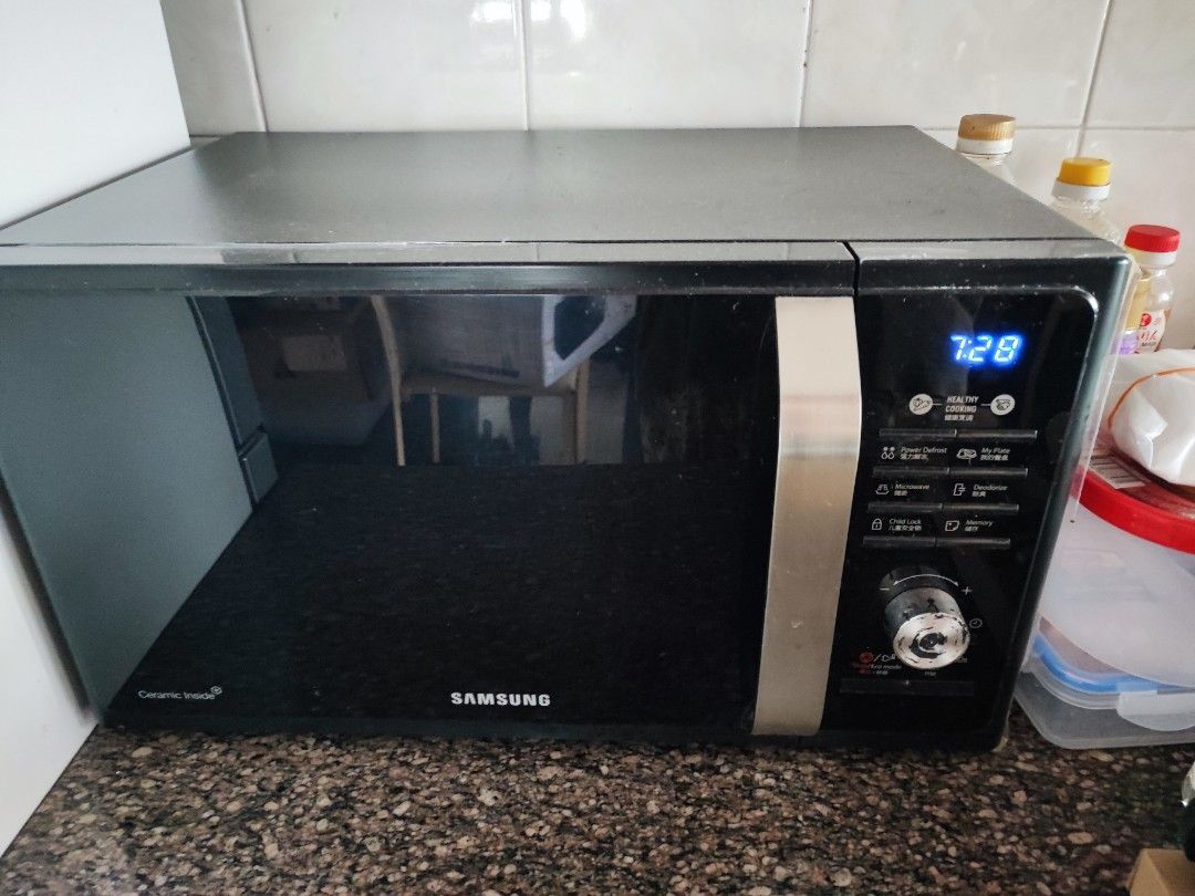 Samsung Microwave MS23F302TAK, TV & Home Appliances, Kitchen Appliances ...