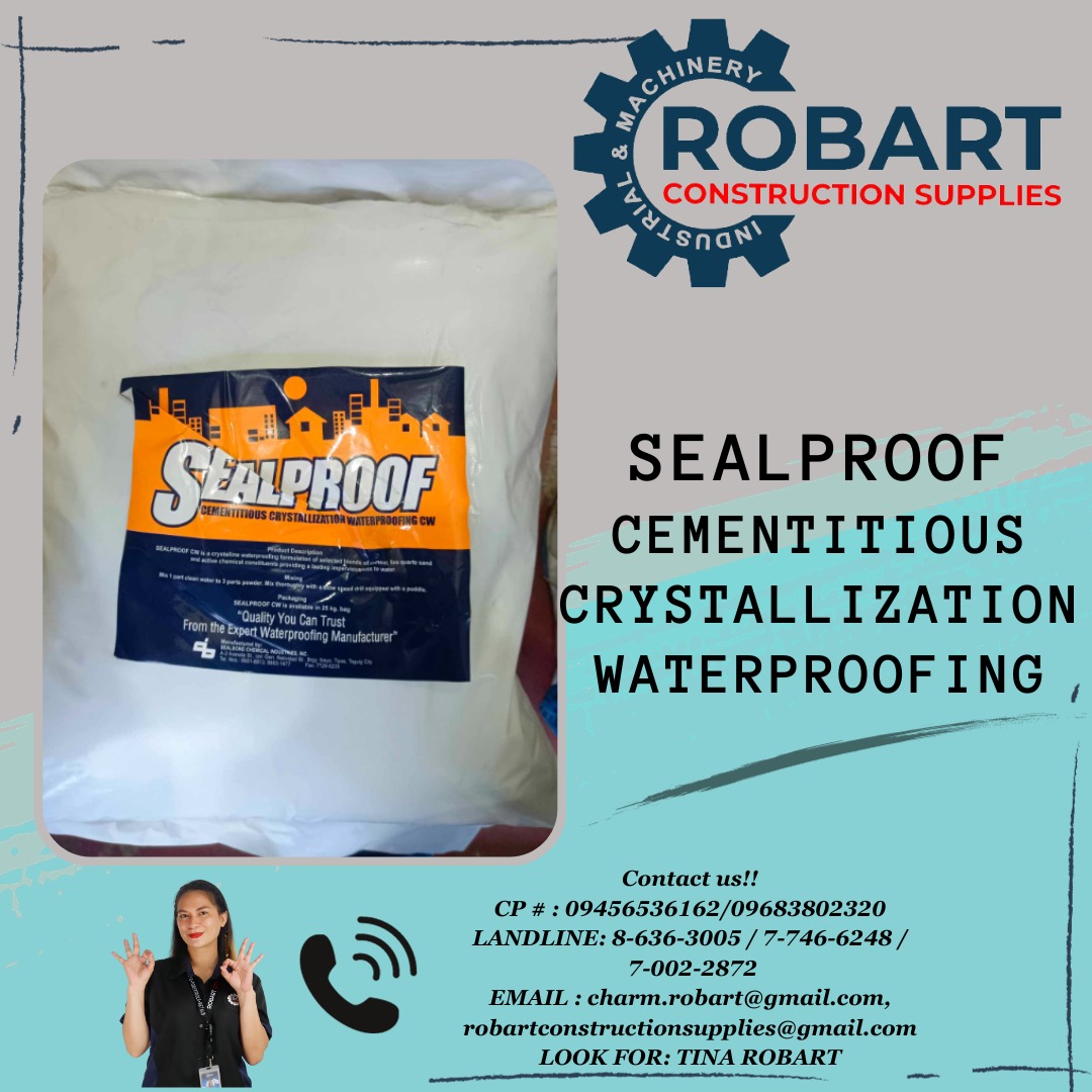 Sealproof Cementitious Crystallization Waterproofing, Commercial ...