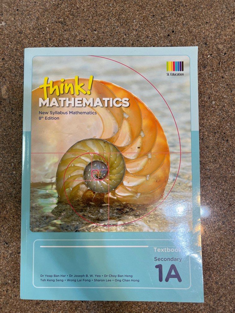 Sec 1 Math Textbook, Hobbies & Toys, Books & Magazines, Textbooks on ...