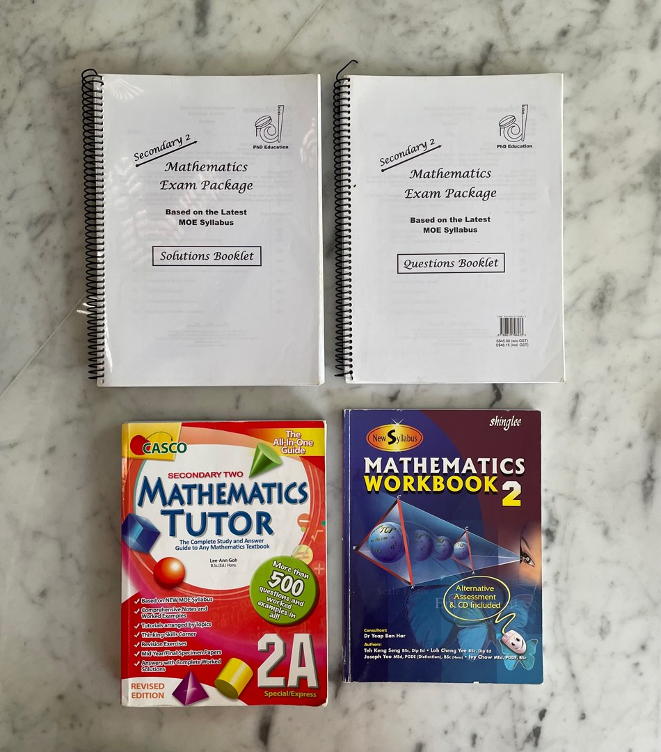 Sec 2 Math Assessment Books, Hobbies & Toys, Books & Magazines ...