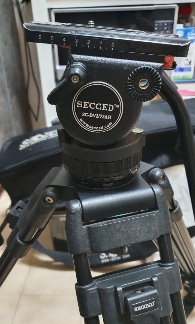SECCED Tripod SC-DV2/75AH, Photography, Photography Accessories ...