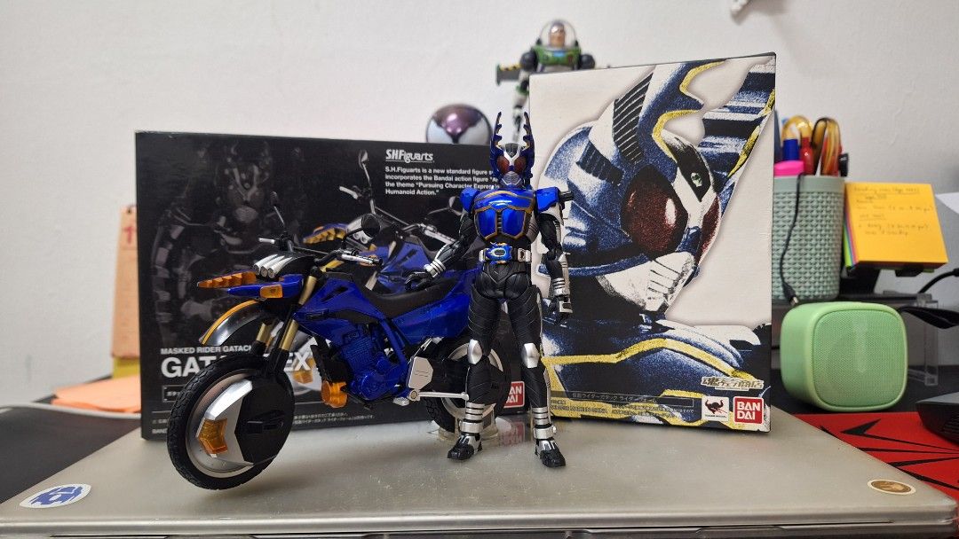 SET Of SHF SKC Kamen Rider Gattack & Gattack Extender, Hobbies & Toys ...