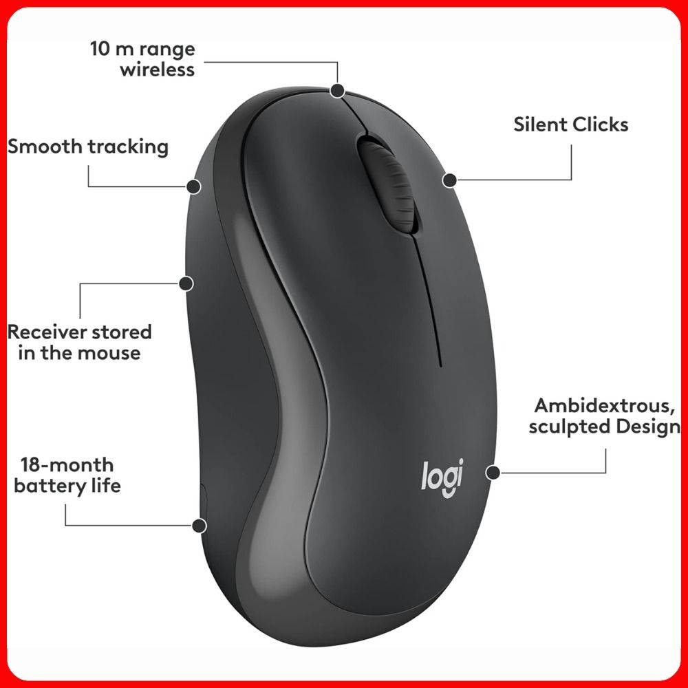 (SG CHEAPEST) Genuine Logitech MK295 Slim Wireless Keyboard and Mouse ...