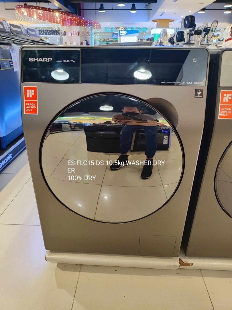 💯SHARP FRONTLOAD WASHING MACHINE INVERTER 💯% DRY NEW MODEL 2023 BER ...