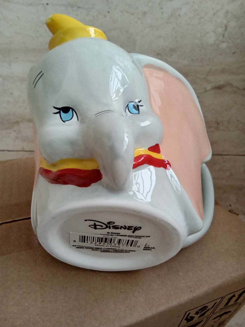 Silver Buffalo Disney Dumbo Face Ceramic 3D Sculpted Mug, 23 Oz ...