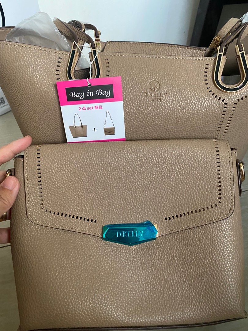 Sling Bag Brown D. Kelly Japan Brand, Women's Fashion, Bags & Wallets ...