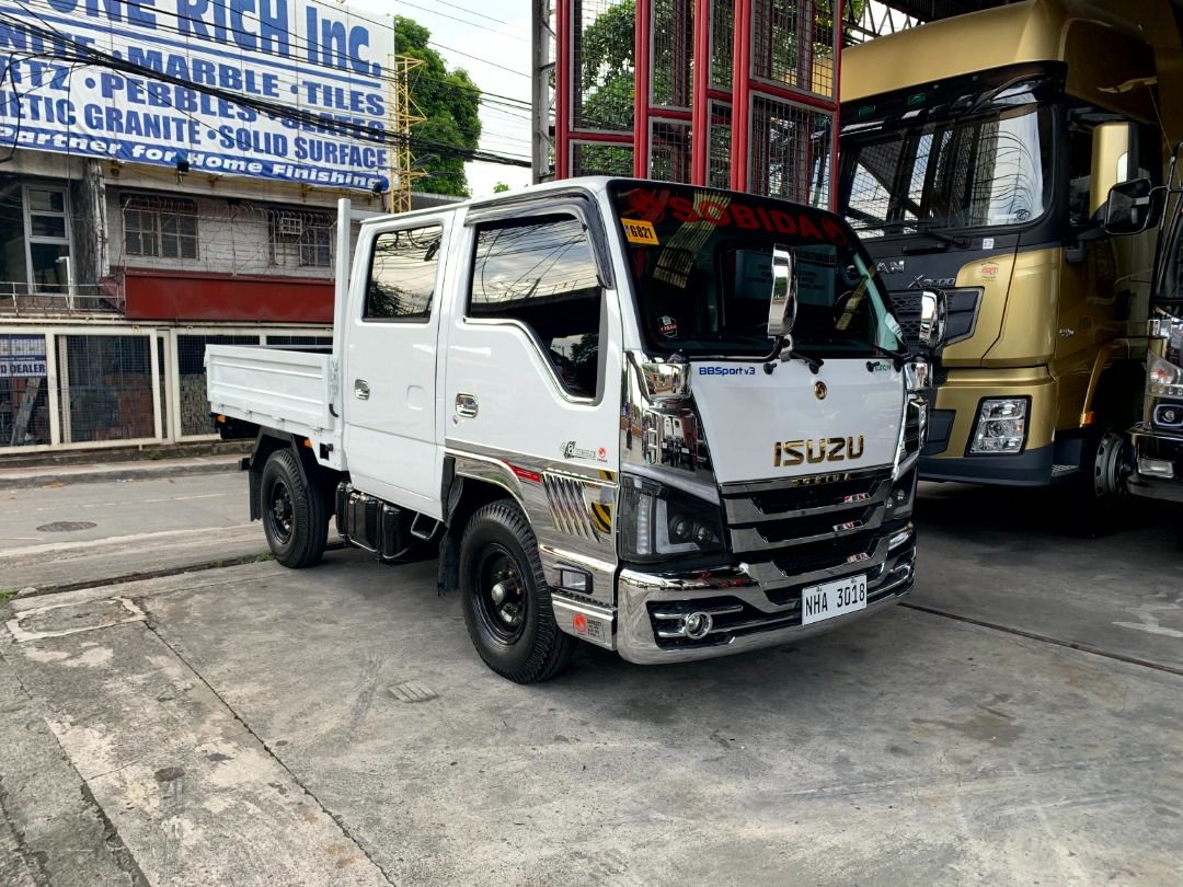 Sobida Isuzu Elf 4HL1 Surplus Double cab Dropside NKR N-series canter ...