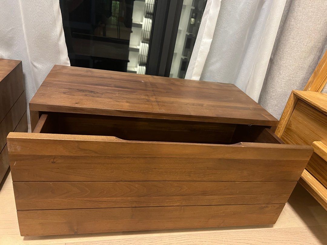 Solid teak drawer play module, Furniture & Home Living, Furniture ...