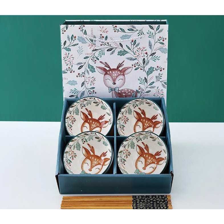Souvenir Mangkuk Set Mangkok Keramik Hand painted Japanese Wedding Gift ...