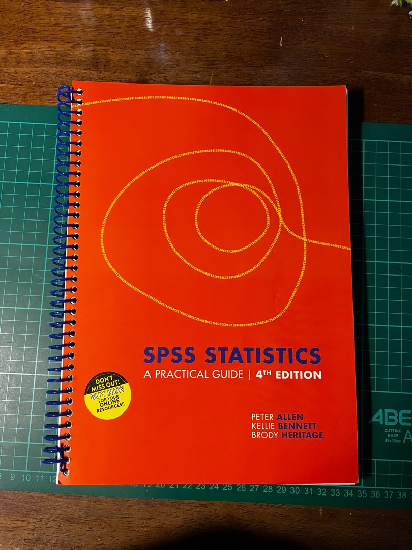 SPSS statistics 4th edition, Hobbies & Toys, Books & Magazines ...