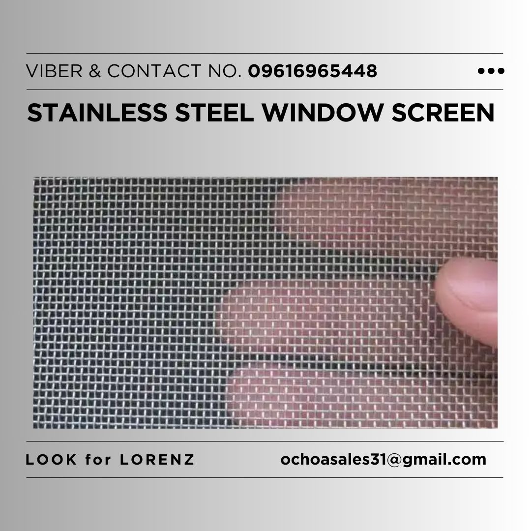 STAINLESS STEEL WINDOW SCREEN, Commercial & Industrial, Construction ...
