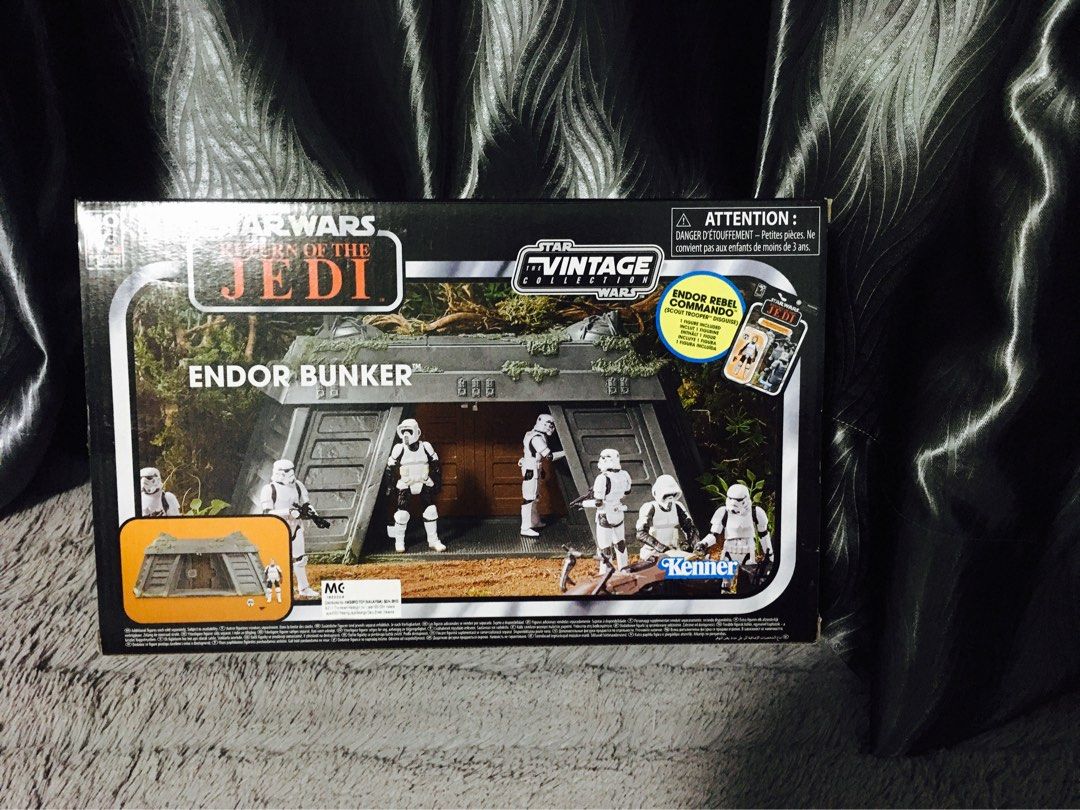 Star Wars TVC Return of the Jedi Endor Bunker playset, Hobbies & Toys ...
