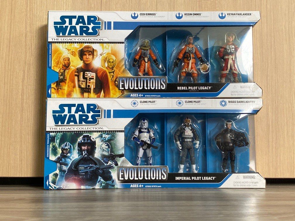 Star Wars Evolution : Imperial Pilot Legacy & Rebel Pilot Legacy 2 ...