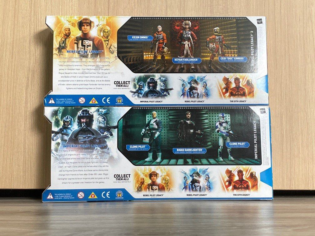 Star Wars Evolution : Imperial Pilot Legacy & Rebel Pilot Legacy 2 ...