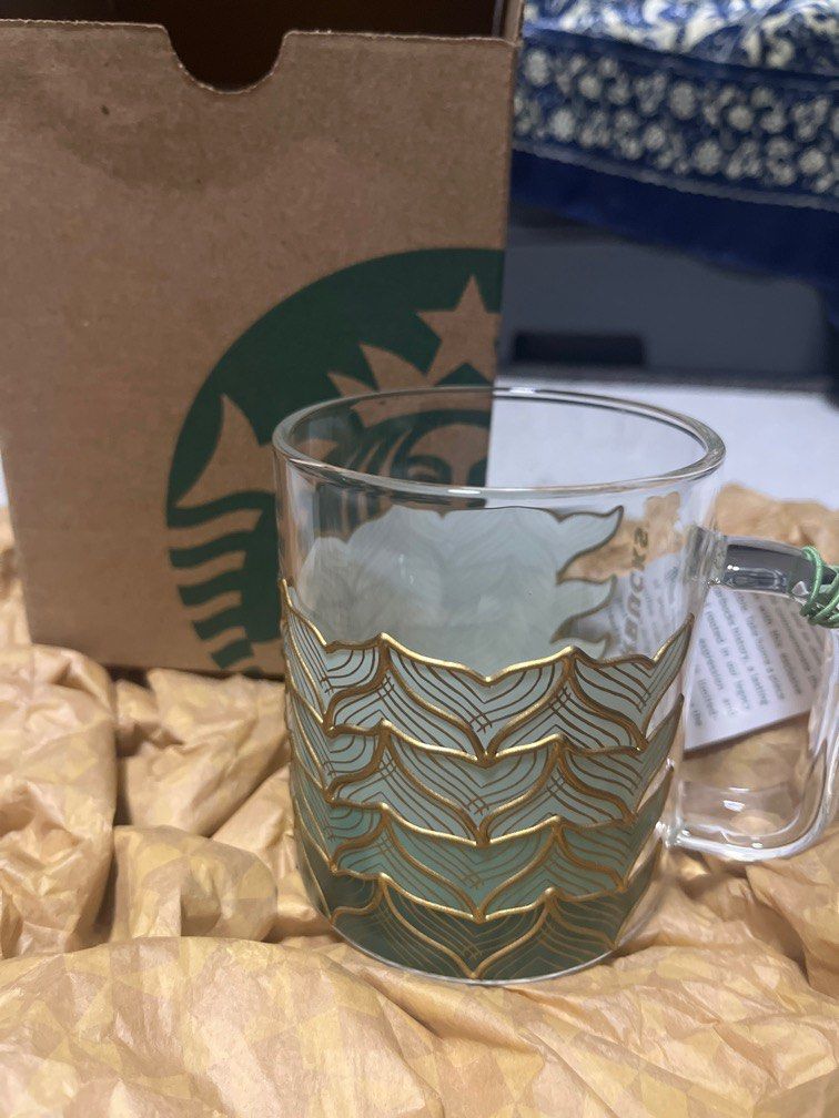 Starbucks mermaid tail limited edition cup, Furniture & Home Living ...