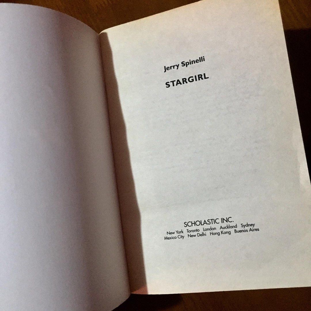 Stargirl by Jerry Spinelli (YA / Middle Grade / Coming of Age), Hobbies ...