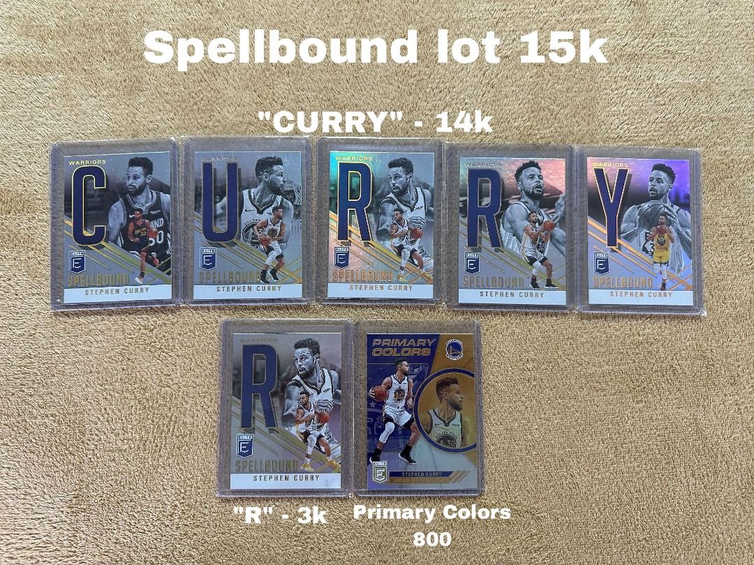 Stephen Curry NBA Cards " Spellbound " Name Letters, Hobbies & Toys ...