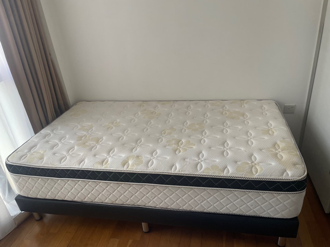 Super Single Mattress and frame, Furniture & Home Living, Furniture ...
