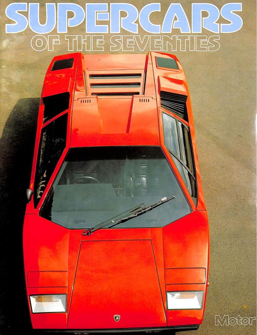 SUPERCARS OF SEVENTIES By Jeremy Sinek ~ Hardcover "Near Mint Condition ...