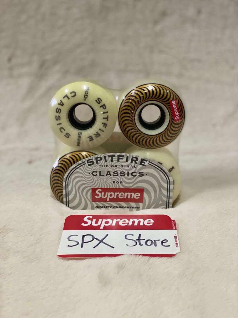 Supreme Spitfire Classic Wheels Set of 4 Gold, Sports Equipment, Sports ...