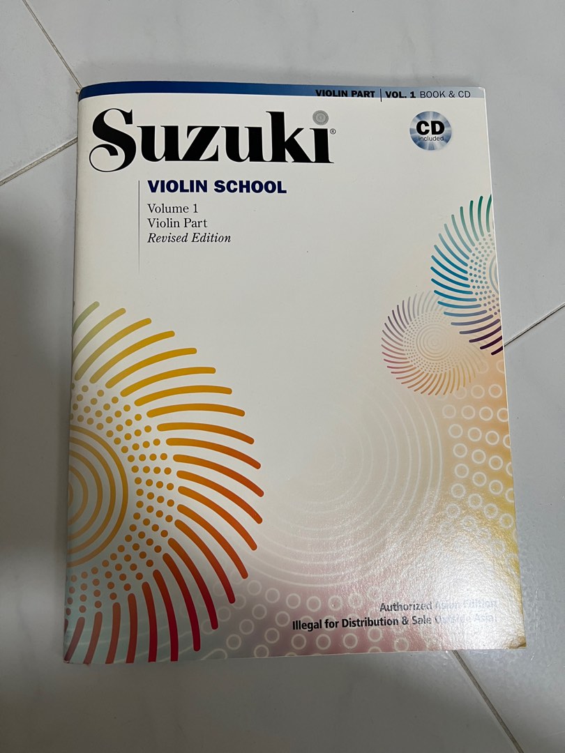 Suzuki Violin Vol 1, Hobbies & Toys, Music & Media, Music Scores on ...