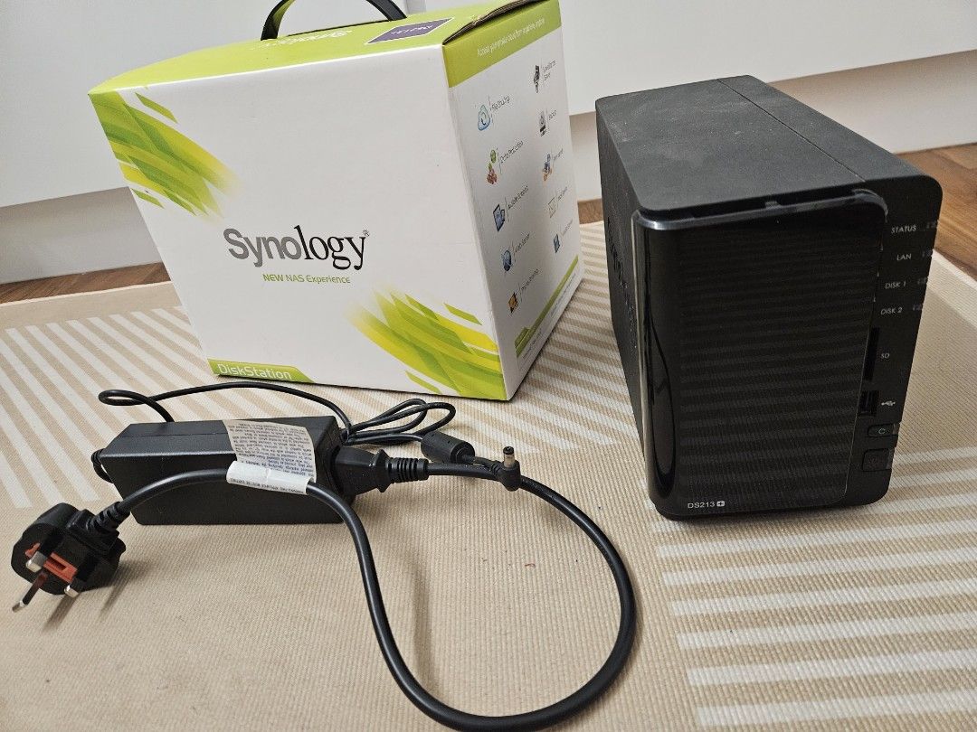 Synology NAS DS213+ with 2x 4TB Seagate exo 7E8 enterprise disk, Computers & Tech, Parts ...