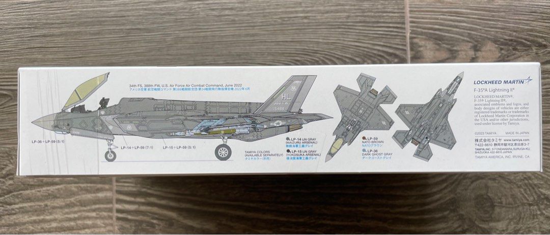 Tamiya 1/72 War Bird Collection - Lockheed Martin F-35A Lightning II ...
