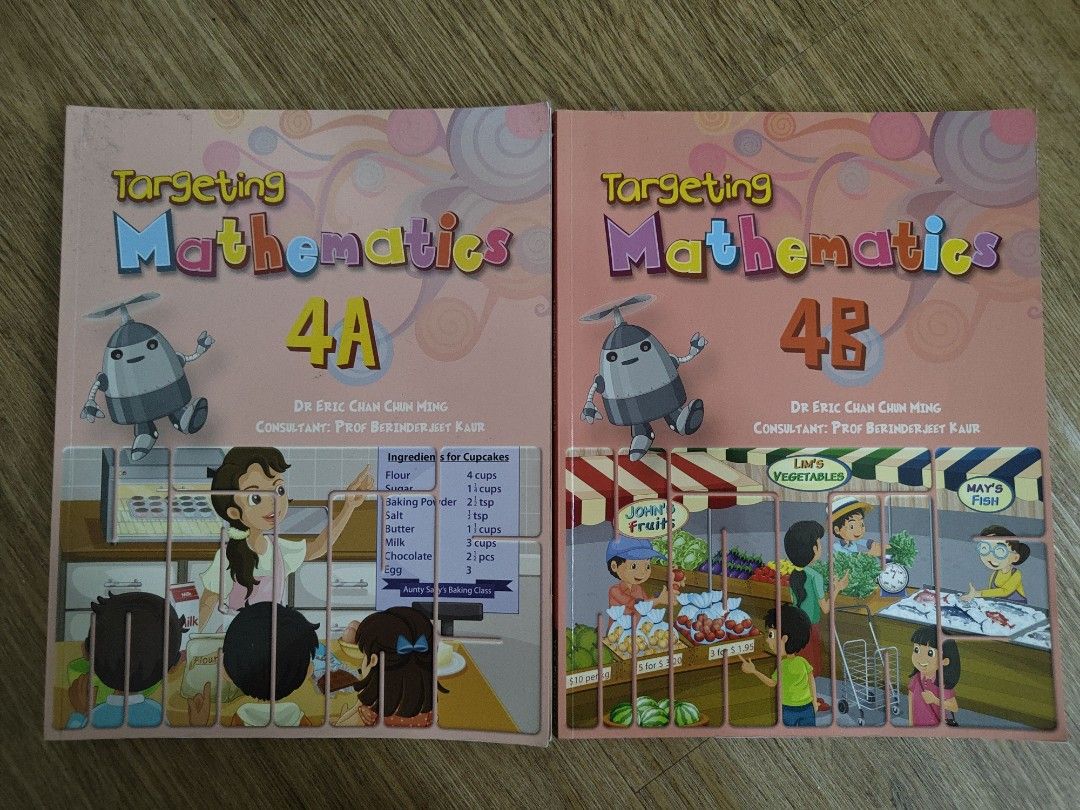 Targeting Mathematics 4A 4B, Hobbies & Toys, Books & Magazines ...