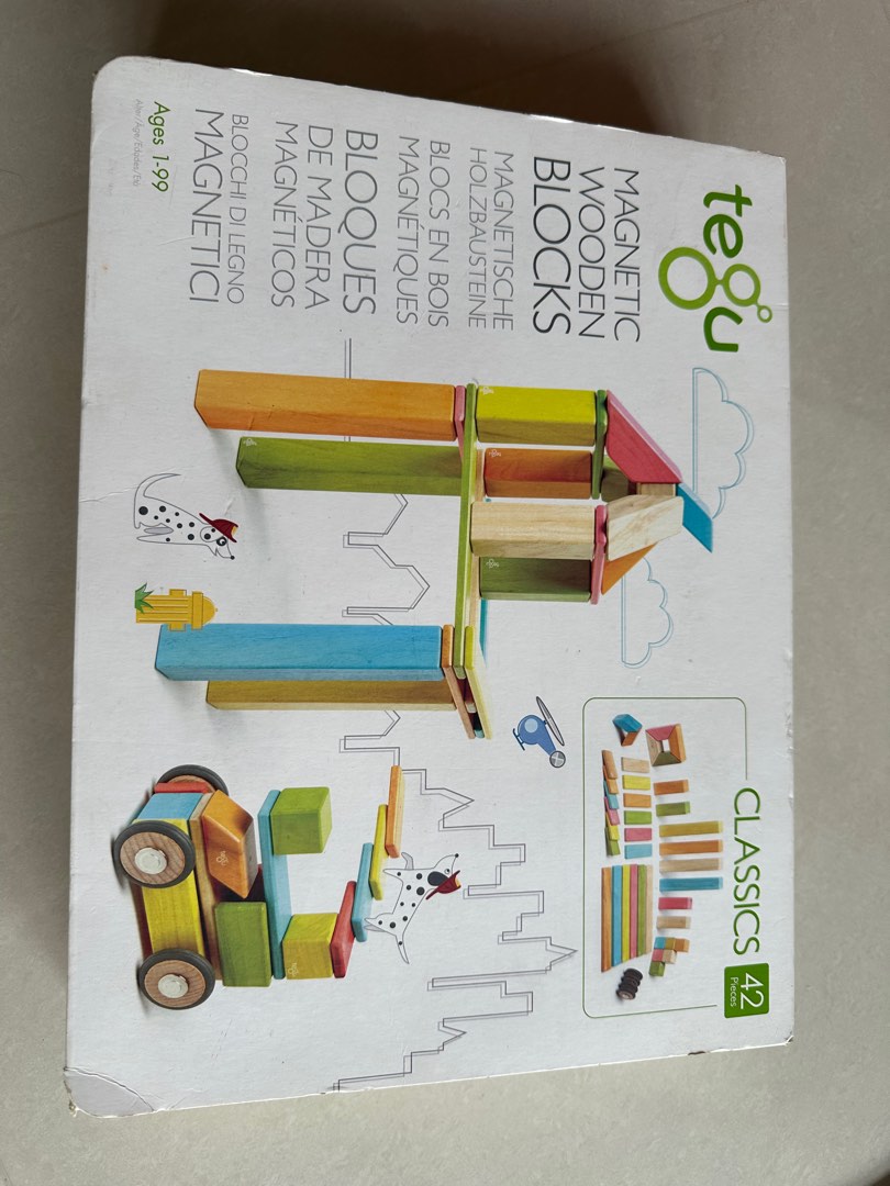 Tegu Classic 42 Magnetic Wooden Blocks, Hobbies & Toys, Toys & Games on ...