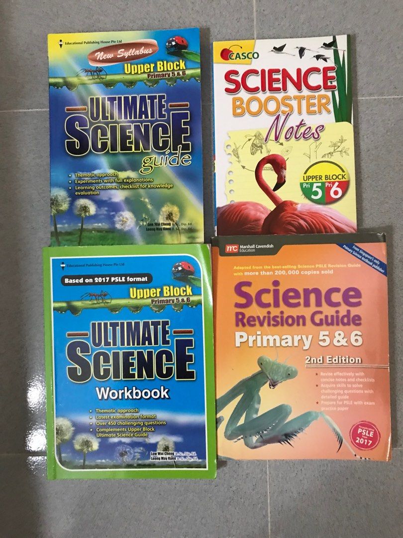 Chinese/Math/ Science/English P6, P5 textbooks, Hobbies & Toys, Books ...