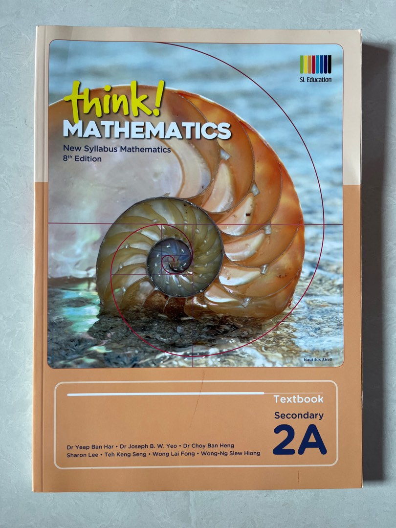 Think! Mathematics Secondary 2A Textbook, Hobbies & Toys, Books ...