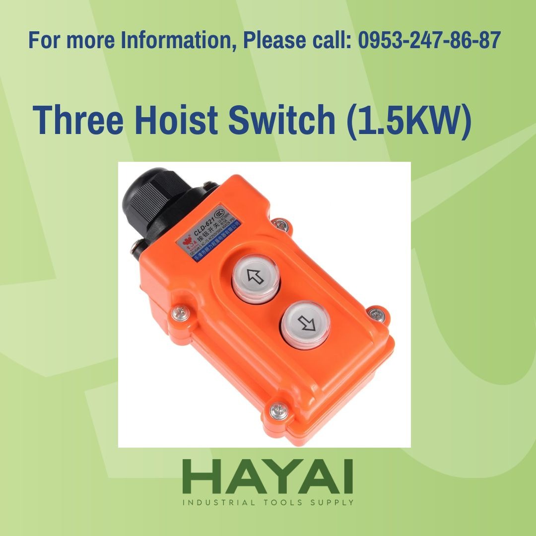 Three Hoist Switch (1.5KW), Commercial & Industrial, Construction Tools ...
