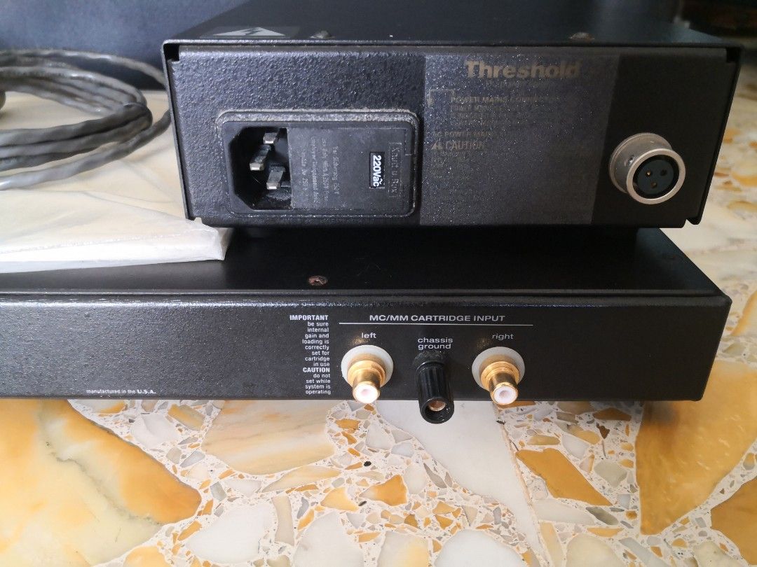 Threshold Fet Ten/e cartridge gain mm/mc, Audio, Other Audio Equipment ...