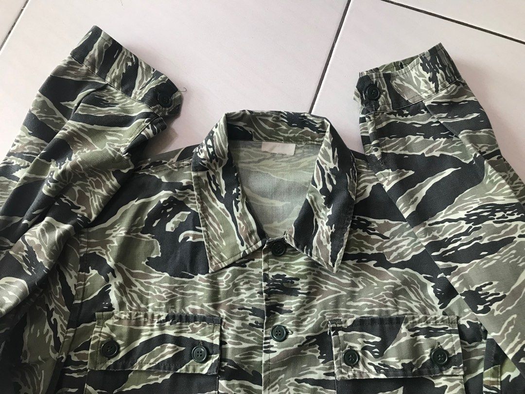 Tiger Stripe Army Camo, Men's Fashion, Tops & Sets, Tshirts & Polo ...
