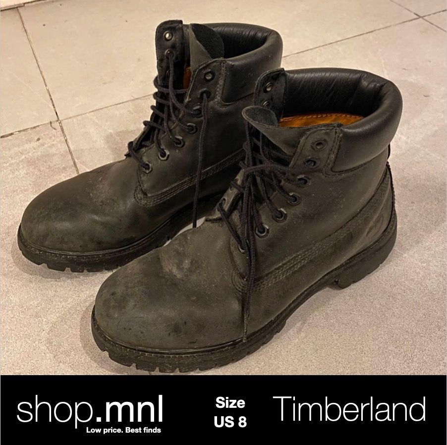 Timberland BOOTS Size US 8, Men's Fashion, Footwear, Boots on Carousell