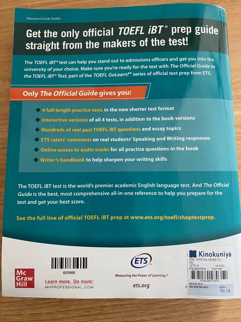 TOEFl, Hobbies & Toys, Books & Magazines, Textbooks on Carousell
