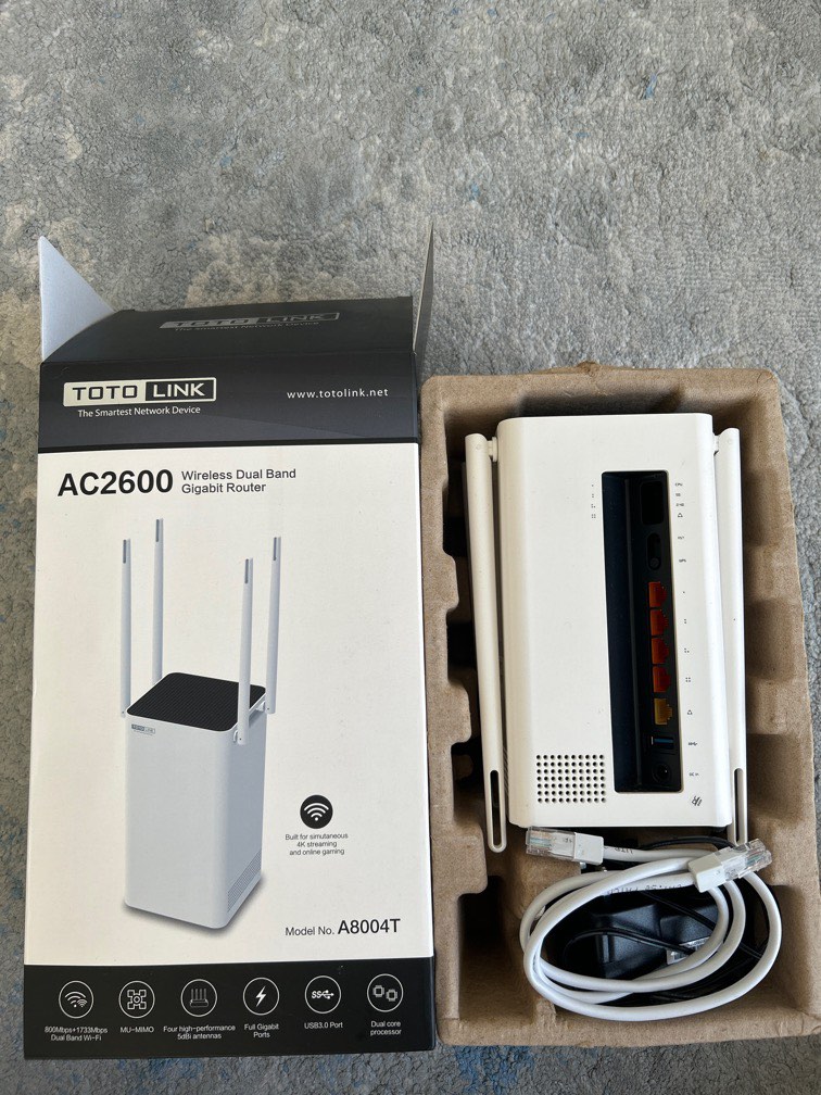 Toto link AC2600, Computers & Tech, Parts & Accessories, Other ...