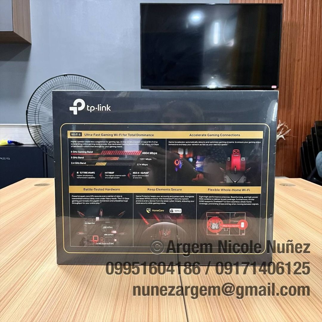 Tp Link Archer Gx Ax Tri Band Wi Fi Gaming Router Computers Tech Parts Accessories
