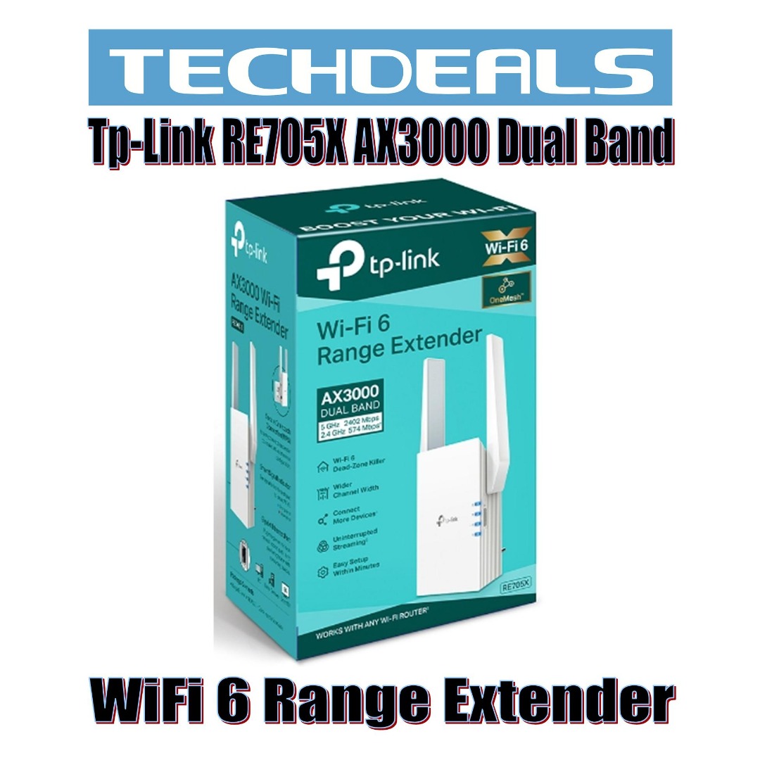 Tp Link Re X Ax Dual Band Wifi Range Extender Computers Tech Parts Accessories