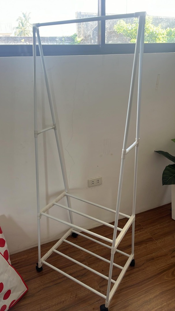 White Triangle Coat Rack Clothes Hanger, Furniture & Home Living ...