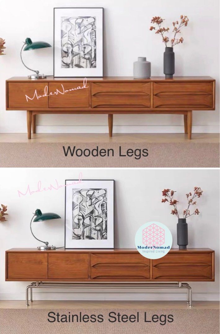 TVConsole TV Cabinet Buffet Table Sideboard TV Vintage Style Cupboard ...