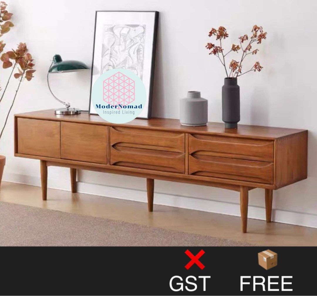 TVConsole TV Cabinet Buffet Table Sideboard TV Vintage Style Cupboard ...