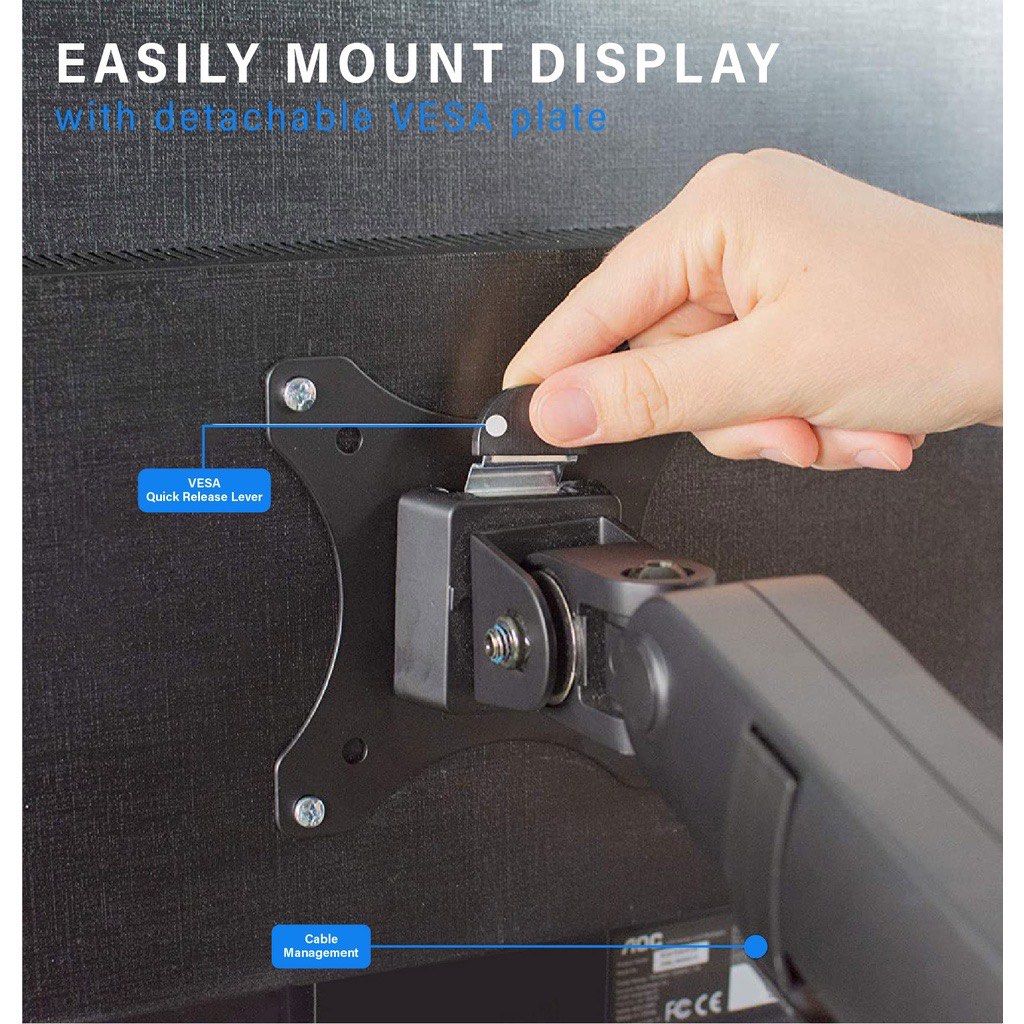 ULTi Premium Aluminium Full Motion Single Monitor Arm, Computers & Tech ...