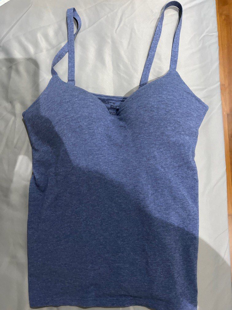 Uniqlo Built In Bra Top Womens Fashion Tops Other Tops On Carousell