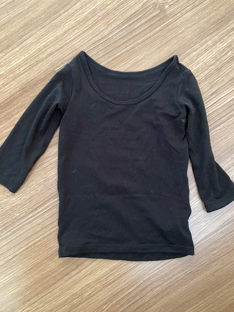 Uniqlo Heat tech inner wear for baby. Size 80, Women's Fashion, Tops ...