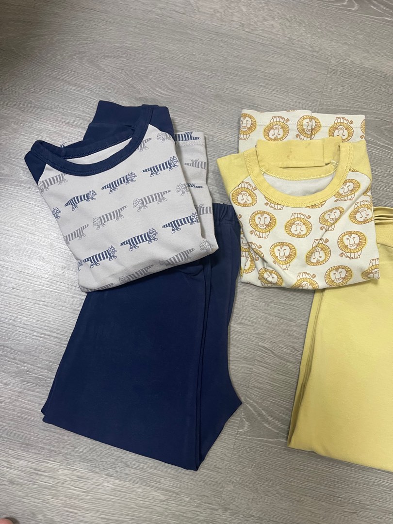 Uniqlo pajama sets, Babies & Kids, Babies & Kids Fashion on Carousell