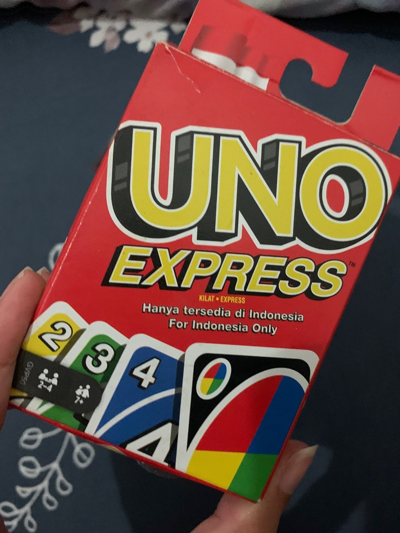 UNO EXPRESS original mattel, Toys & Collectibles, Permainan Papan ...